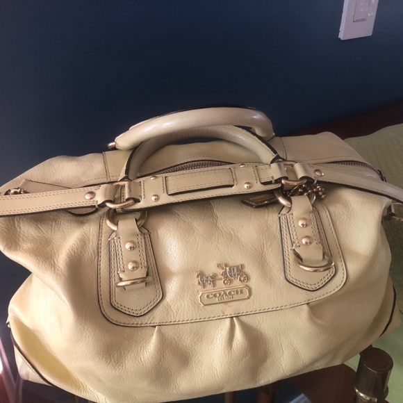 Coach | Bags | Coach Spring Green Satchel Handbag | Poshmark